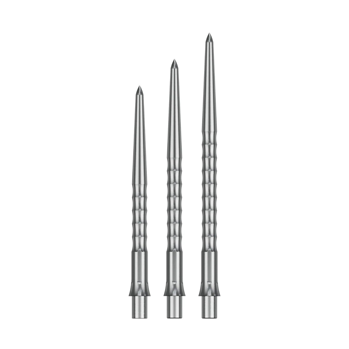 Precise180 Steeldartspitzen Silber Ripple